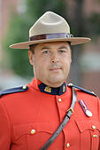 Female Mountie At The Royal Canadian Mounted Police Depot, Rcmp Stock ...